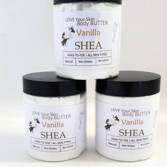 Bath & Body | Vanilla Bean Shea Body Butters Natural Delicious ...